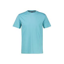 Lerros Herren Rundhalsshirt "T-Shirt mit Rundkragen aus weicher Baumwolle, gro&szlig;e Gr&ouml;&szlig;en", blau, Gr. 5XL, 100% Baumwolle, Shirts