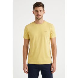 JOOP! JOOP JEANS Herren T-Shirt "Alphis", gelb, Gr. XXL, Single Jersey, Obermaterial: 100% Baumwolle, Shirts