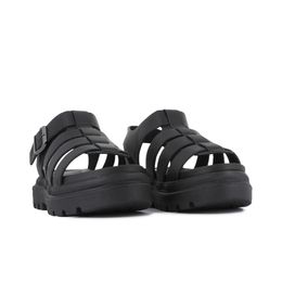 Palladium Damen Sandale "PALLACRUISE FISHERMN", Gr. 41,5, schwarz, Leder, Schuhe, Sommerschuh, Sandalette, Riemchensandale