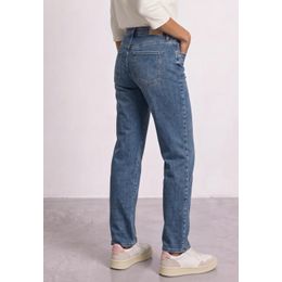 Street One Damen Comfort-fit-Jeans, blau, Gr. 33, unifarben, Jeans, 79% Baumwolle, 15% Polyester, 4% Elastomultiester, 2% Elasthan, Jeans, Middle