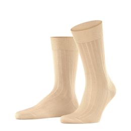 Falke Damen Socken "Milano", Gr. 43, beige, Obermaterial: 97% Baumwolle CO. 3% Polyamid PA., Socken