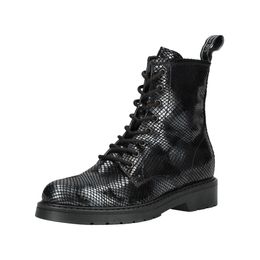 Nero Giardini Damen Schn&uuml;rstiefelette "Nero Giardini Stiefelette Leder", Gr. 35, schwarz, Leder, Schuhe