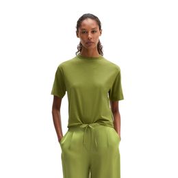 Marc O'Polo MARC O'POLO Damen T-Shirt "mit TENCEL Modal", gr&uuml;n, Basic, Gr. XS, unifarben, Obermaterial: 48% Modal, 48% Baumwolle, 4% Elasthan, Shirts