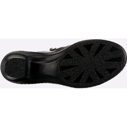 Gemini Damen Pumps, Gr. 40, grau, Glattleder, Basic, Schuhe