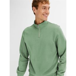 Catamaran Herren Langarmshirt "Langarm-Shirt", gr&uuml;n, Gr. 44, meliert, unifarben, 88% Baumwolle, 12% Polyester, Shirts