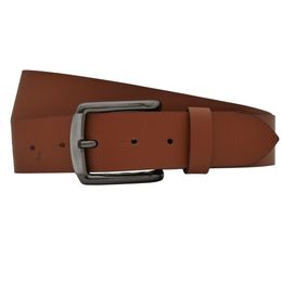 AnnaMatoni Herren Lederg&uuml;rtel "AnnaMatoni Herren Lederg&uuml;rtel Zeitloses Design G&uuml;rtel 4cm breit", braun, Gr. 110, 100% Leder, G&uuml;rtel