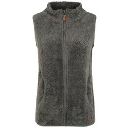 oxmo Damen Sweatweste "Sweatweste OXTheri", grau, Gr. XS, Obermaterial: 100% Polyester PES., Westen