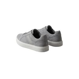 Calvin Klein Herren Sneaker "CLASSIC CUPS LACEUP TAPE SU", Gr. 42, grau, Veloursleder, aufgeraut, unifarben, Basic, Schuhe, Freizeitschuh, Halbschuh,