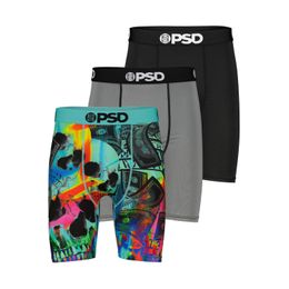 PSD Herren Boxershorts "3 PACK - DEAD LOOT Herren", Gr. L, bunt, 90% Polyester, 10% Elasthan, Unterhosen