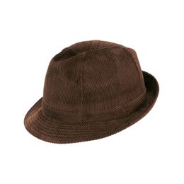 Fiebig Damen Baskenm&uuml;tze "Cordhut", braun, Gr. 60, Obermaterial: 100% Baumwolle CO., M&uuml;tzen