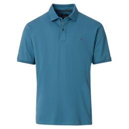 Casamoda Herren Poloshirt "Casamoda Polo-Shirt uni", blau, Gr. S, 95% Baumwolle, 5% Elasthan, Shirts