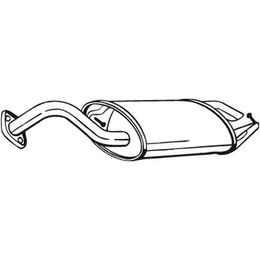 BOSAL Endschalld&auml;mpfer 228481 f&uuml;r TOYOTA