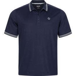 LPO Herren Poloshirt "Funktionspolo Aben 3", blau, Gr. 48, Jersey, 100% Polyester, Shirts, Schnelltrocknendes Material