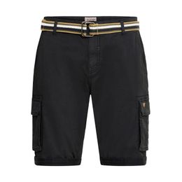 Blend Herren Cargoshorts "Cargoshorts BHBrian", schwarz, Gr. M, Obermaterial: 98% Baumwolle CO. 2% Elasthan EL., Hosen