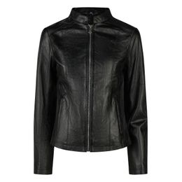 Apple of Eden Damen Lederjacke "Apple of Eden Lederjacke", schwarz, Gr. 36, uni, Obermaterial: 100% Lammleder LEL., Jacken, mit Stehkragen