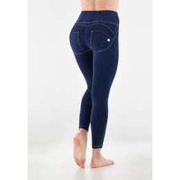 Freddy Damen Jeggings "WRUP4 SUPERSKINNY", blau, Gr. L, Denim/Jeans, Obermaterial: 81% Baumwolle, 19% Elasthan, Hosen, mit Lifting & Shaping Effekt,