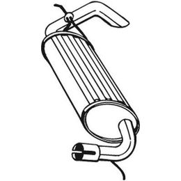 BOSAL Endschalld&auml;mpfer 211395 f&uuml;r LAND ROVER