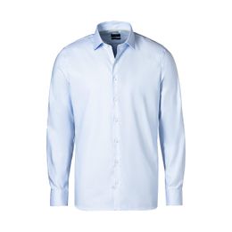 OLYMP Herren Businesshemd "OLYMP No. Six, Super Slim, Urban Kent", blau, Gr. 43, 97% Baumwolle, 3% Elastolefin, Hemden