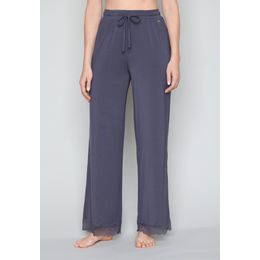 JOOP! JOOP Damen Pyjamahose, Gr. 36, grau, Jersey, Obermaterial: 95% Modal, 5% Elasthan, Hosen