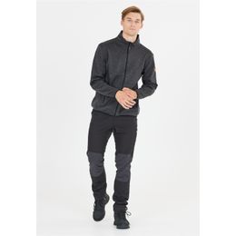 WHISTLER Herren Fleecejacke "Sampton", grau, Gr. XXL, meliert, 100% Polyester, Jacken, aus schnell trocknenden Materialien