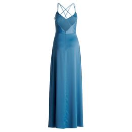 Vera Mont Damen Abendkleid "Damen mit V-Ausschnitt", lila, Gr. 40, Satin, Obermaterial: 97% Polyester, 3% Elasthan. Futter: 100% Polyester, Kleider,