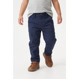 s.Oliver JUNIOR Jungen Chinohose, blau, Gr. 92, unifarben, Web, Obermaterial: 97% Baumwolle, 3% Elasthan, Hosen, Sommerhose im Chino-Style / mit
