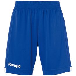 Kempa Damen Shorts "Shorts PLAYER LONG SHORTS WOMEN", blau, Gr. L, Obermaterial: 100% Polyester PES., Hosen