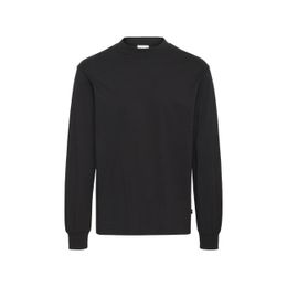 !Solid SOLID Herren Langarmshirt "SOLID SDREYNALDO", schwarz, Gr. S, unifarben, 100% Baumwolle, Shirts