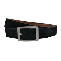 AnnaMatoni Damen Lederg&uuml;rtel "AnnaMatoni Damen Lederg&uuml;rtel hochwertiges Velour Leder 3cm echt", schwarz, Gr. 95, 100% Leder, G&uuml;rtel