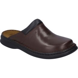 Josef Seibel Herren Clog "Max, brandy", Gr. 48, braun, Obermaterial: 100% Rindsleder Leather cow., Schuhe