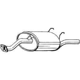 BOSAL Endschalld&auml;mpfer 163727 f&uuml;r HONDA