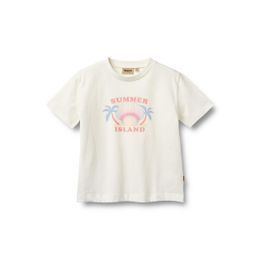 Wheat M&auml;dchen T-Shirt "Wheat T-shirt S/S Mirsa", wei&szlig;, Gr. 128, bedruckt, 100% Baumwolle, Shirts