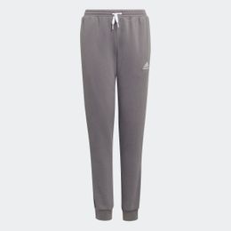 M&auml;dchen Trainingshose "ENT22 SW PNTY", grau, Gr. 140, adidas Performance, bestickt, Obermaterial: 70% Baumwolle, 30% Polyester, Hosen, f&uuml;r Kinder und