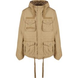 Brandit Herren Allwetterjacke "Brandit Brandit Men Respite Jacket", beige, Gr. XXL, unifarben, 100% Baumwolle, Jacken