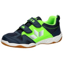 Lico M&auml;dchen Hallenschuh "Sportschuh Sport V", Gr. 34, blau, Synthetik, Schuhe