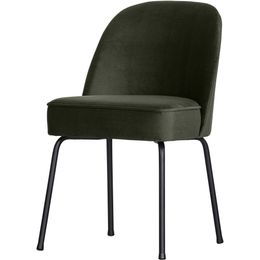 Esszimmerstuhl Woood, B:50cm H:83cm T:57cm, gr&uuml;n, Polyester, St&uuml;hle, "Vogue mit bezug und 3D-Muster, B 50 x T 57 x H 83 cm (2er-Set)", Polsterstuhl,