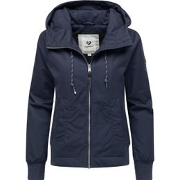 Ragwear Damen Outdoorjacke "Lumie YOUMODO", blau, Gr. M, Obermaterial: 65% Polyester, 35% Baumwolle. Innenfutter: 100% Polyester. Wattierung: 100%