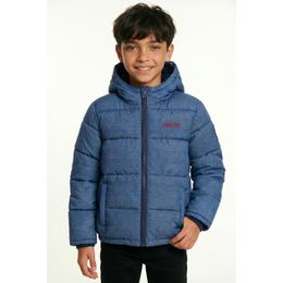 LEVI'S KIDS Jungen Steppjacke, blau, Gr. 8, meliert, Obermaterial: 100% Polyester, Jacken, Winterjacke for BOYS