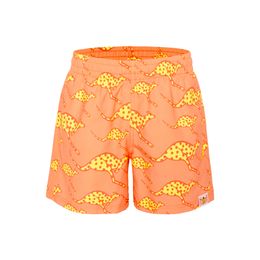 Chiemsee Jungen Badeshorts, orange, Gr. 158, 100% Polyester, Badehosen