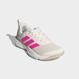 Damen Trainingsschuh "RAPIDMOVE 2", adidas Performance, Gr. 43, wei&szlig;, Textil, Schuhe, f&uuml;r HIIT im Gym oder Fitnessstudio