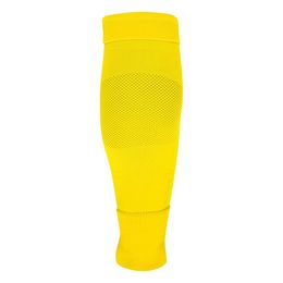 Uhlsport Herren Sportsocken "Stutzenstrumpf Tube It Sleeve", gelb, Gr. 46, Obermaterial: 90% Polyester Pol. recyc.. 8% Polyamid Polyam.recyc. 2%