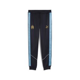 Puma Sporthose "Olympique de Marseille KING Anthem Hose Herren", schwarz, Gr. S, Obermaterial: 63% Polyester, 37% Baumwolle. Taschenfutter: 100%