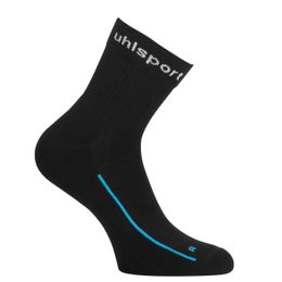 Uhlsport Herren Socken "Socken TEAM CLASSIC (3 Paar)", schwarz, Gr. 42, Obermaterial: 80% Baumwolle CO. 18% Polyamid PA. 2% Elasthan EL., Socken