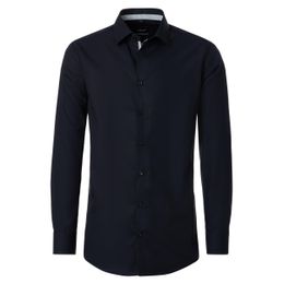 Venti Herren Businesshemd "Venti Businesshemd extra langer Arm 72cm uni", schwarz, Gr. 41, unifarben, 100% Baumwolle, Hemden