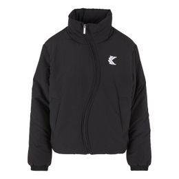 Karl Kani Damen Winterjacke "Karl Kani Damen KW233-051-3 KK OG Wavy Puffer Jacket", schwarz, Gr. S, mehrfarbig, 100% Polyamid, Jacken