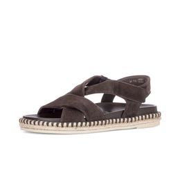 Gabor Damen Riemchensandale "Riemchensandale", Gr. 42, braun, Schuhe