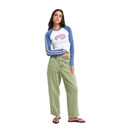 Roxy Damen Outdoorhose "Break My Soul", gr&uuml;n, Gr. S, Obermaterial: 100% Baumwolle., Hosen