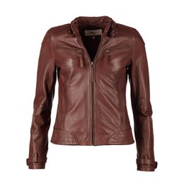Maze Damen Lederjacke "31Ryana", rot, Gr. XXXL, Obermaterial: 100% Lammleder. Futter: 100% Baumwolle. &Auml;rmelfutter: 100% Polyester, Jacken