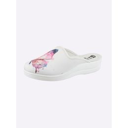 Casual Looks Damen Clog, Gr. 38, bunt, Lederimitat, Schuhe
