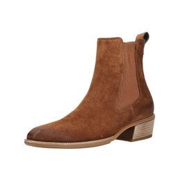 Paul Green Damen Stiefelette "Paul Green Stiefelette Veloursleder", Gr. 38, braun, Veloursleder, Schuhe